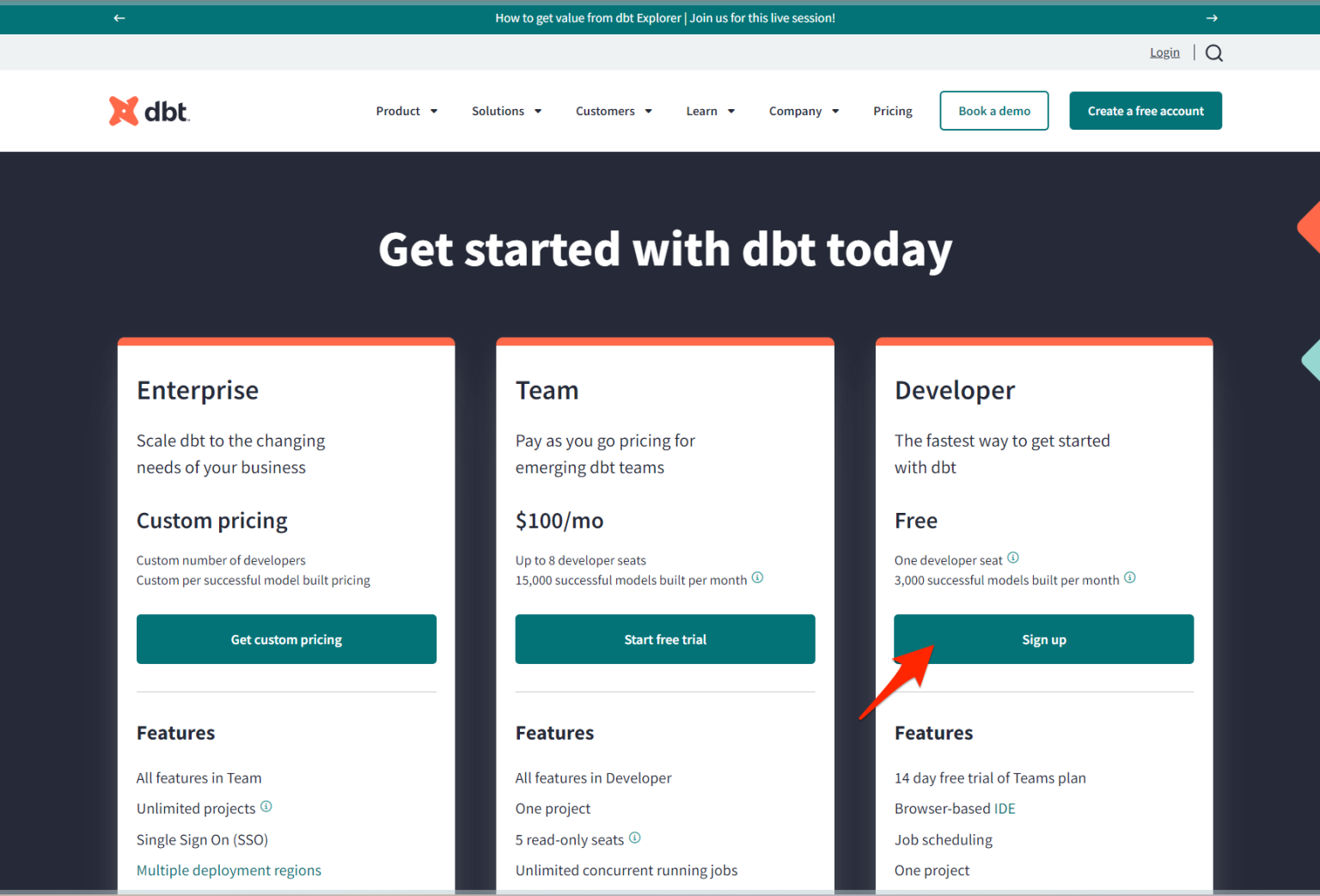 dbt Cloudのアカウント作成に関する挙動(ライセンス遷移状況)を確認してみた #dbt | DevelopersIO