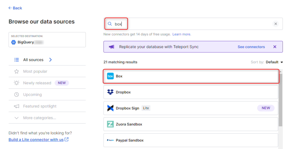 FivetranでBoxからBigQueryにデータを同期する方法 | DevelopersIO
