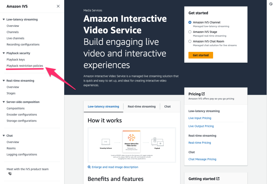 [UPDATE] Amazon IVSのLow-Latency Streamingでポリシーによる再生制限ができるようになりました！ | DevelopersIO