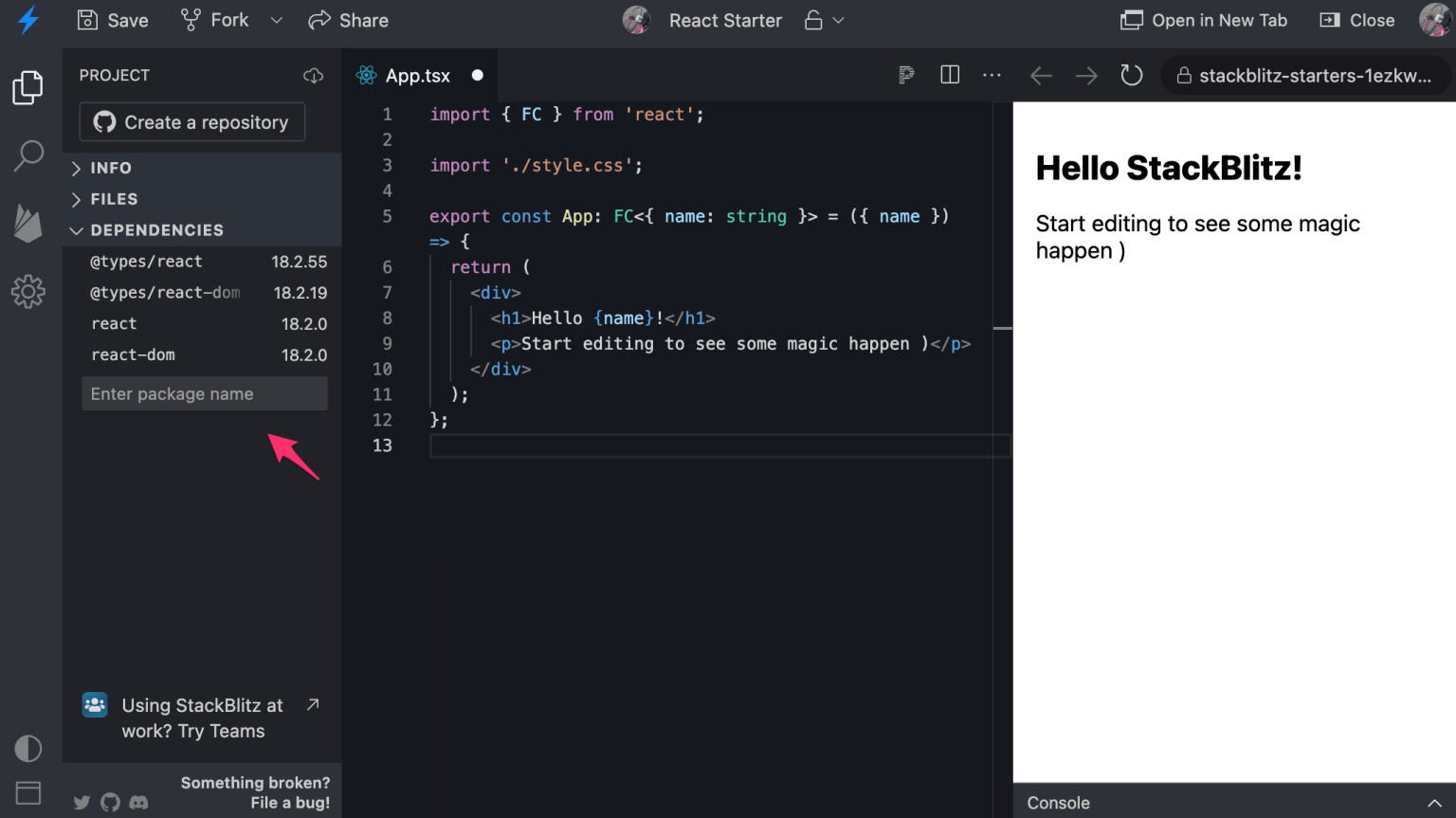 フロントエンドのブログを書くのにStackBlitzが便利そう | DevelopersIO