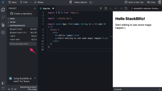 フロントエンドのブログを書くのにStackBlitzが便利そう | DevelopersIO