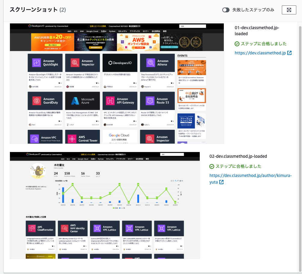AWS入門ブログリレー2024〜Amazon CloudWatch Synthetics編〜 | DevelopersIO