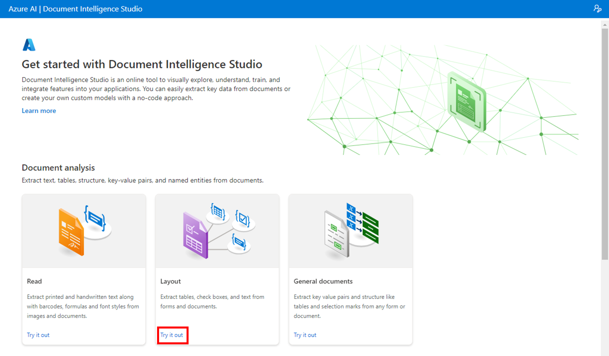 Azure AI Document Intelligenceを使ってみた | DevelopersIO