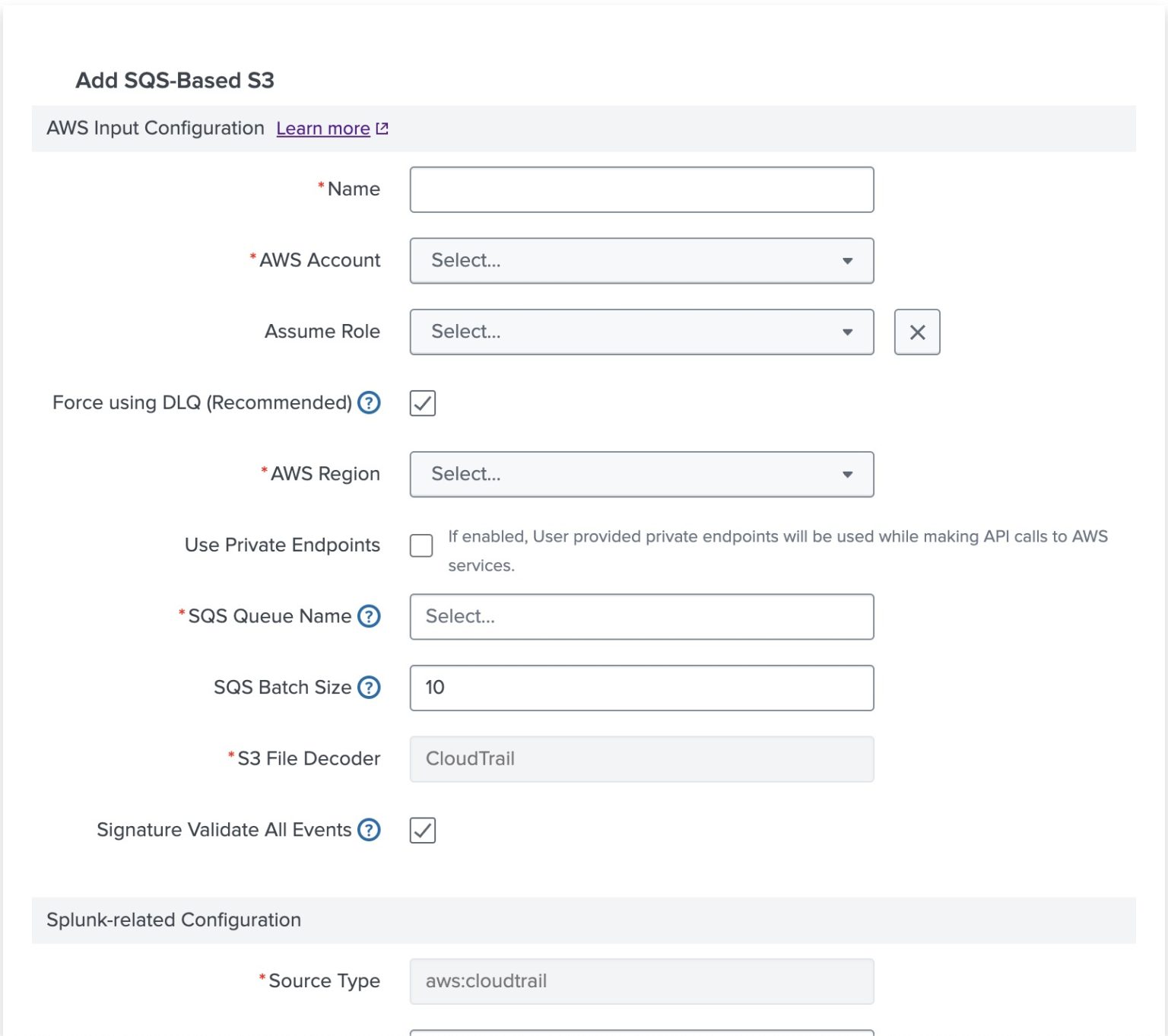 SQS-Based S3でAWSのログをSplunkに取り込む | DevelopersIO