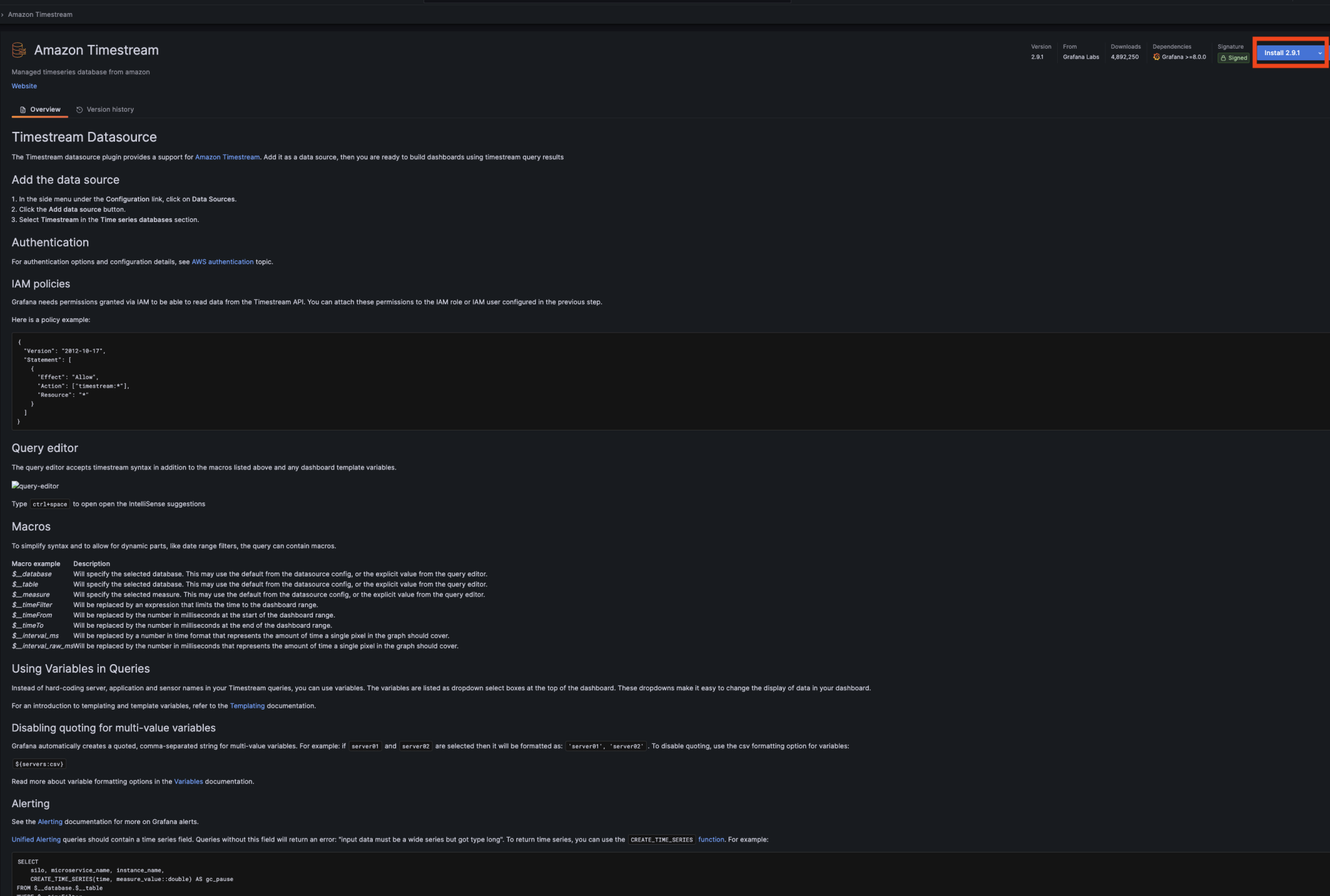Amazon Managed Grafana から Amazon Timestream 内のデータを可視化してみた | DevelopersIO