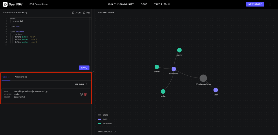 OpenFGAをローカルのDocker環境で動かして認可チェックをするところまでをやってみた | DevelopersIO