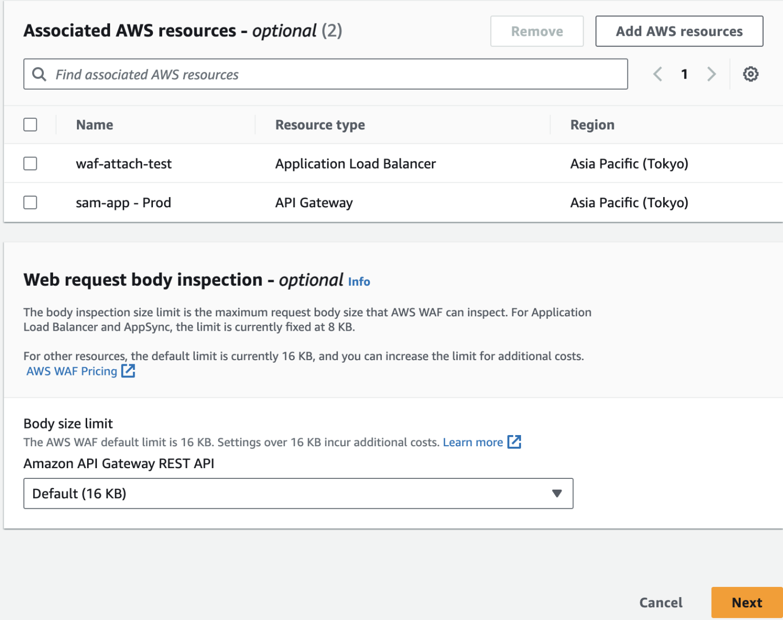 [アップデート]AWS WAFのリクエストボディの検査上限が一部サービスを除き64KBまで引き上げられました | DevelopersIO
