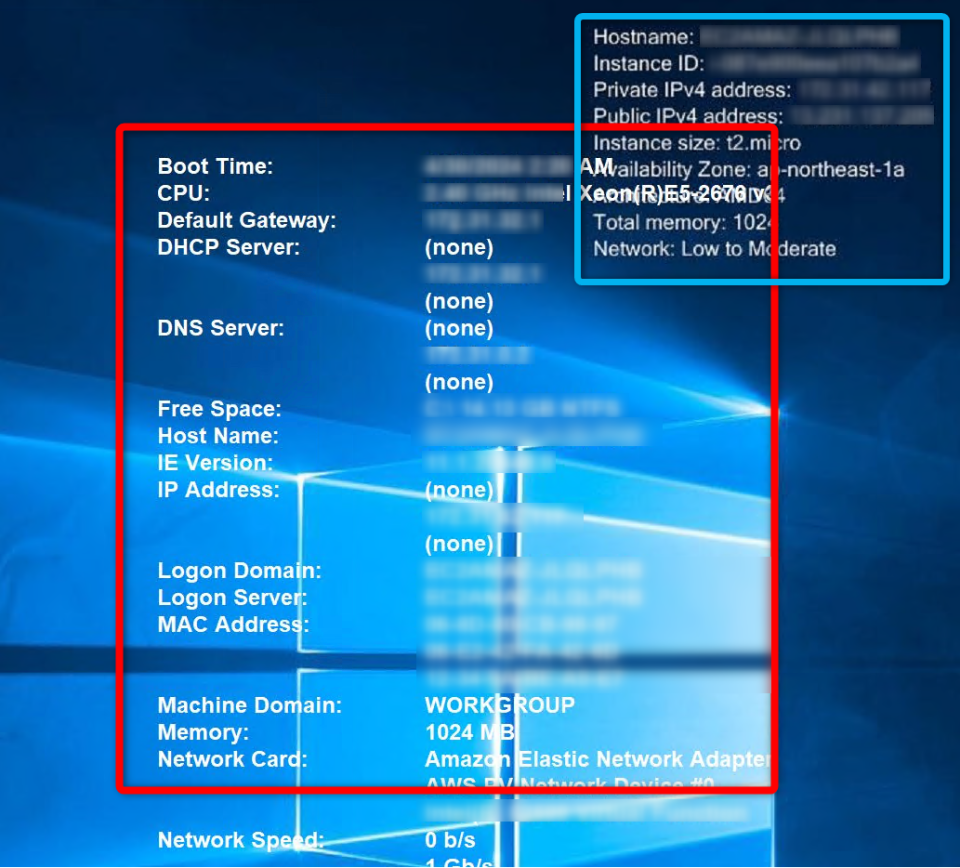 BgInfoをEC2のWindowsインスタンスの壁紙にする | DevelopersIO