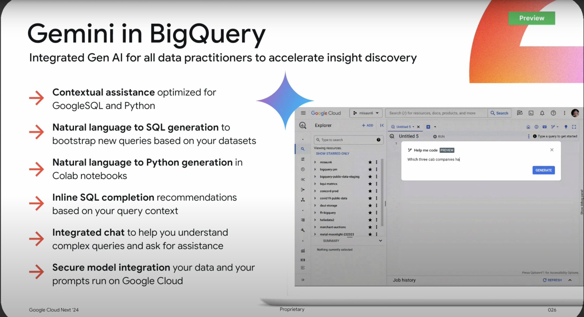 Google Cloud Next’24で発表されたBigQueryのアップデート情報をまとめました | DevelopersIO