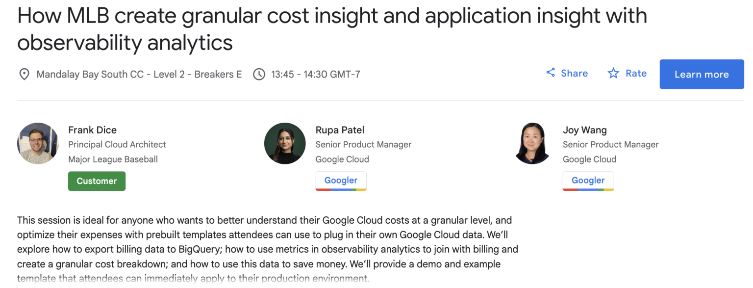 【事例紹介】MLBのGoogle Cloud活用とコスト最適化の全貌 OPS101 #GoogleCloudNext | DevelopersIO
