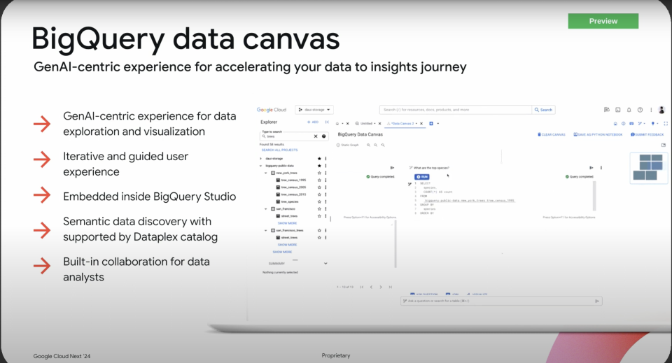 Google Cloud Next’24で発表されたBigQueryのアップデート情報をまとめました | DevelopersIO