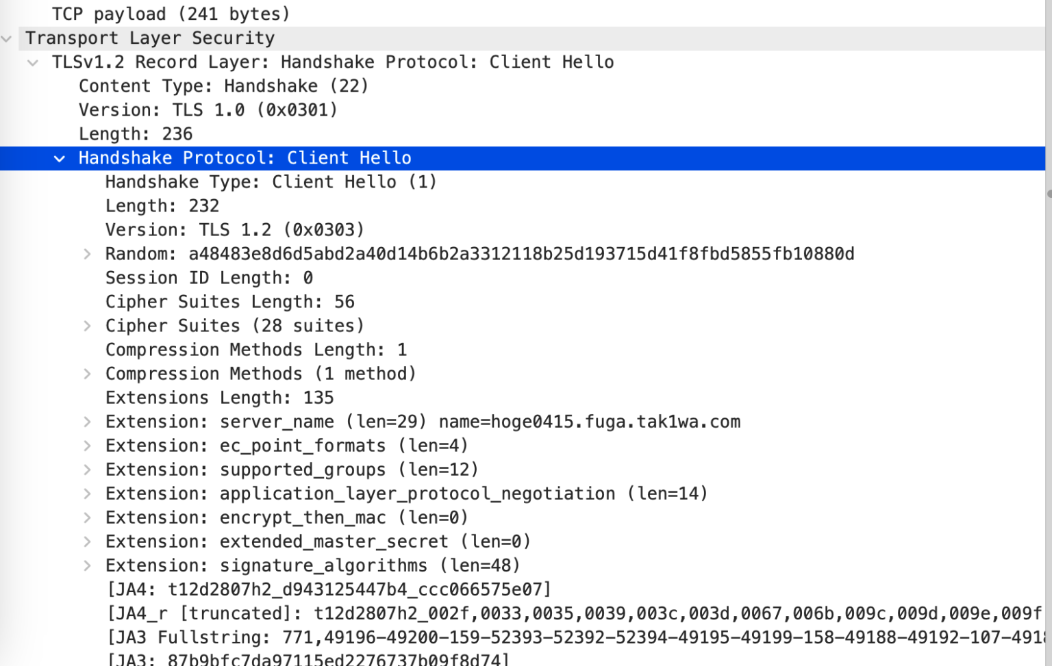 クライアントと ALB の TLS バージョンネゴシエーションの様子を Wireshark で確認してみた | DevelopersIO