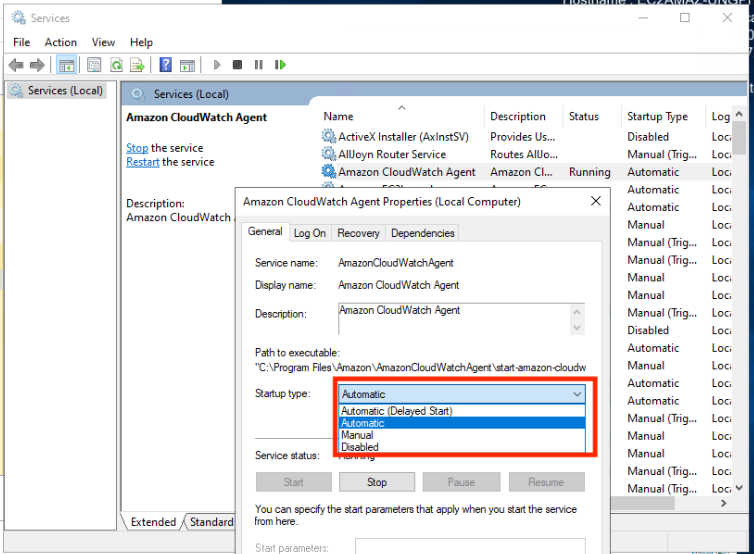 EC2 Windows インスタンスにインストールしたCloudWatch Agentは、自動起動設定がデフォルトで有効ですか？ | DevelopersIO