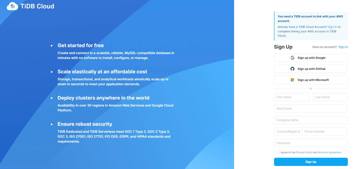 AWS Marketplaceを使用してSaaS製品(TiDB Cloud)を使ってみた | DevelopersIO