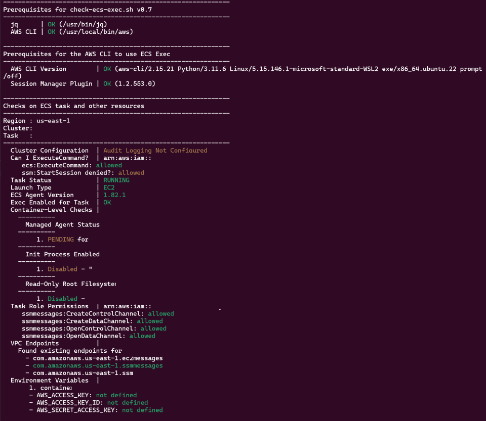 ECS on EC2でECS Execがエラーになるときはネットワークモードを確認しよう | DevelopersIO