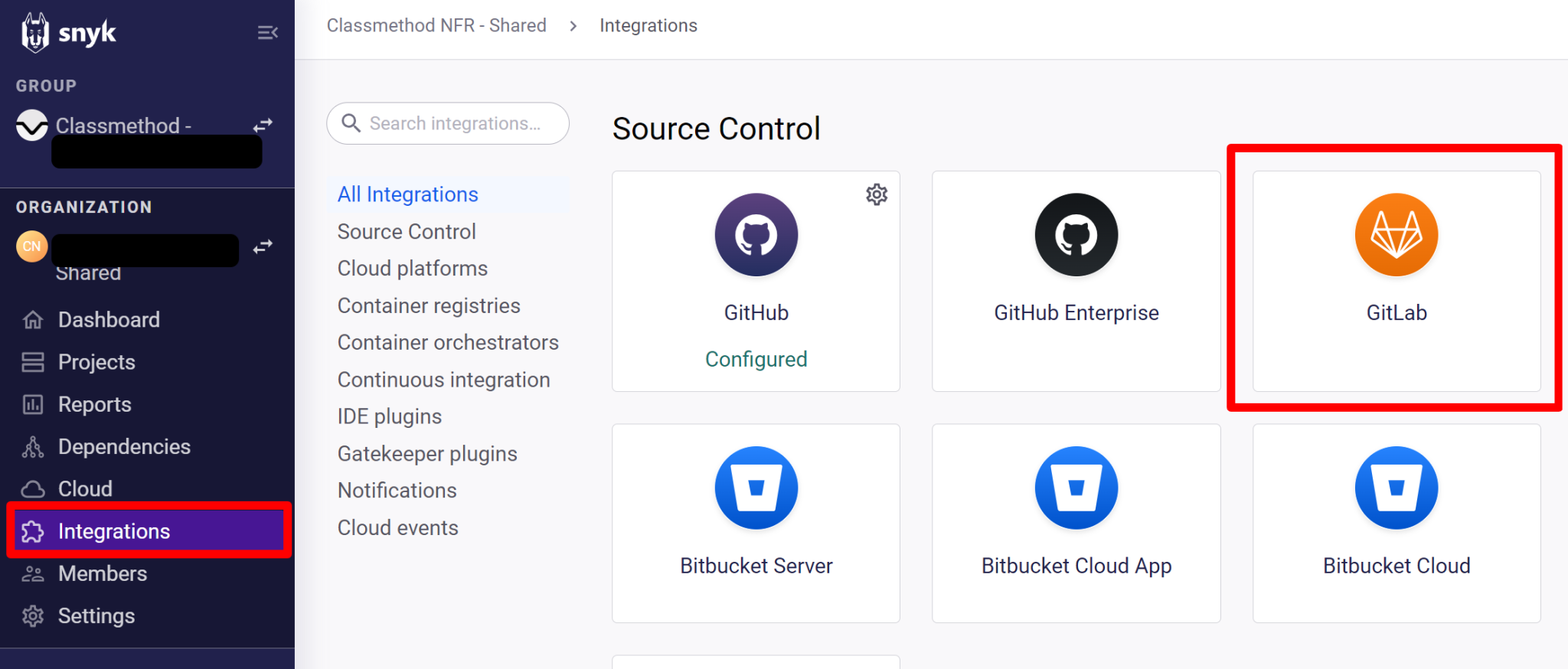 SnykでGitLabのプロジェクトを連携してスキャンしてみる | DevelopersIO SnykでGitLabのプロジェクトを連携してスキャンしてみる | DevelopersIO