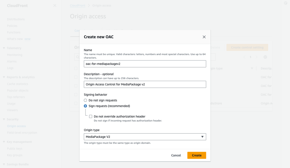 [UPDATE] Amazon CloudFrontのOACでAWS Elemental MediaPackage Originをサポートしました！ | DevelopersIO