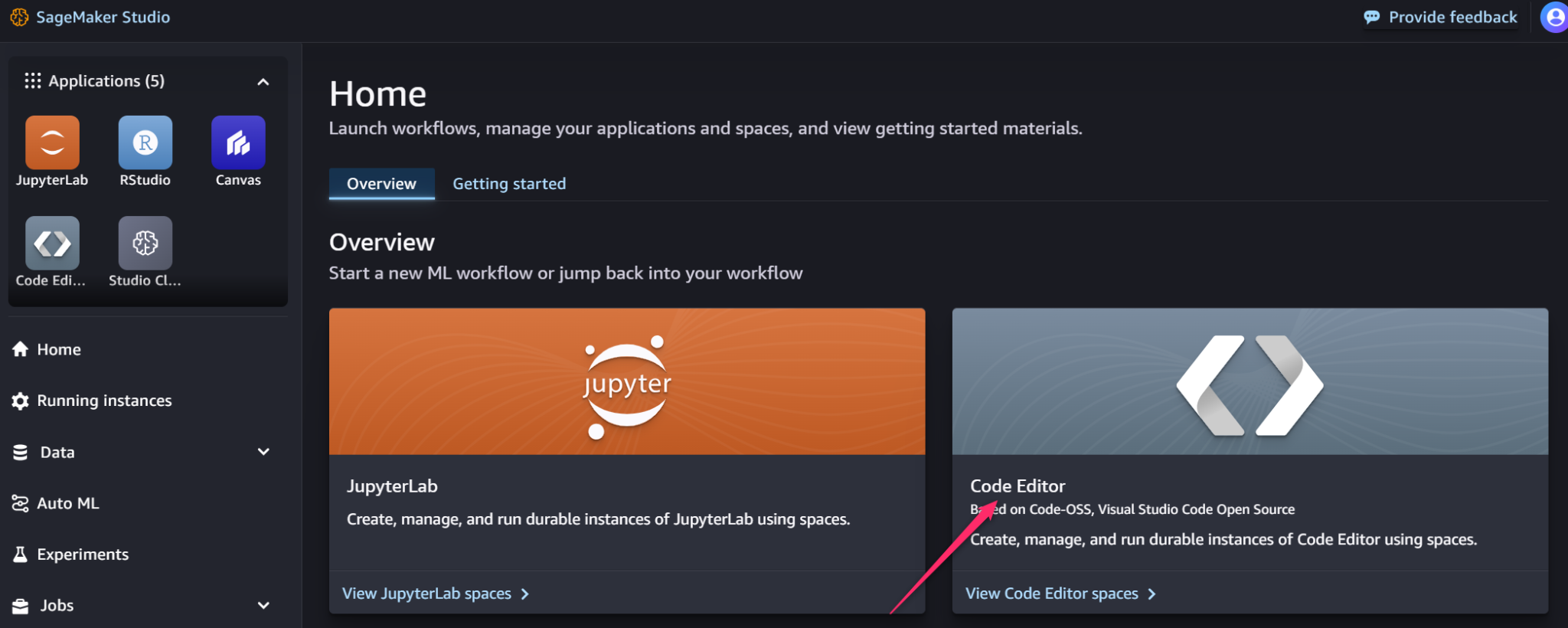 SageMaker StudioのCode Editor Spaceをカスタムイメージで起動する方法 | DevelopersIO