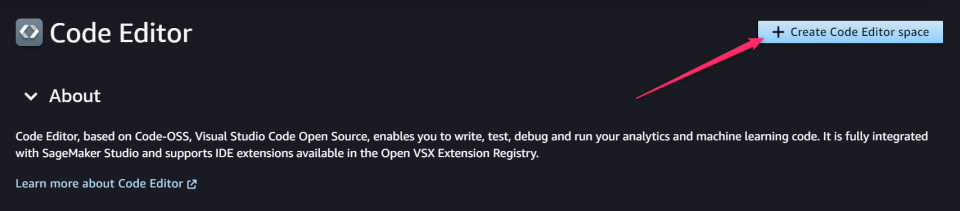 SageMaker StudioのCode Editor Spaceをカスタムイメージで起動する方法 | DevelopersIO