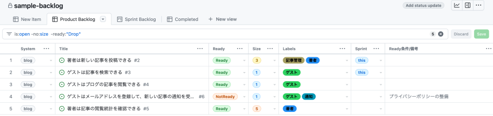 GitHub Projectsを使った（プロダクト/ スプリント）バックログ管理 #スクラム | DevelopersIO