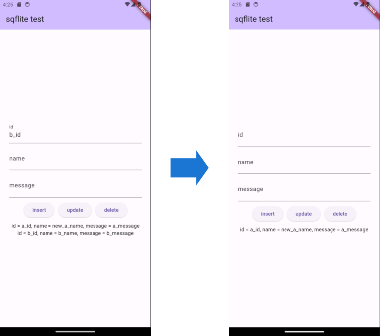 Flutterで軽量なrdbmsのsqlite（sqflite）を使ってみた Developersio