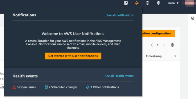 マネジメントコンソールにログインすると、CloudTrailにイベント名「ListNotificationHubs」がエラーコード「AccessDenied」として記録されるのはなぜですか ...