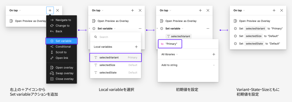 FigmaのLocal Variablesを使ってコンポーネントプロパティを切り替えるプロトタイピングをつくってみた | DevelopersIO