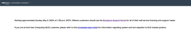 VMware Customer Connect (旧 My VMware) からBroadcom Support Portalに移行してみた ...
