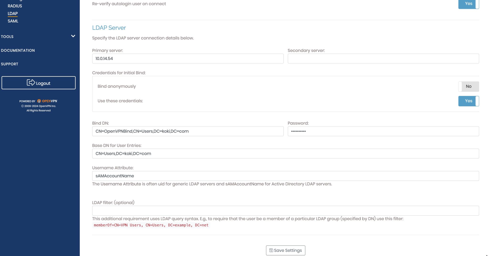 OpenVPN Access Serverの認証をADで行う | DevelopersIO