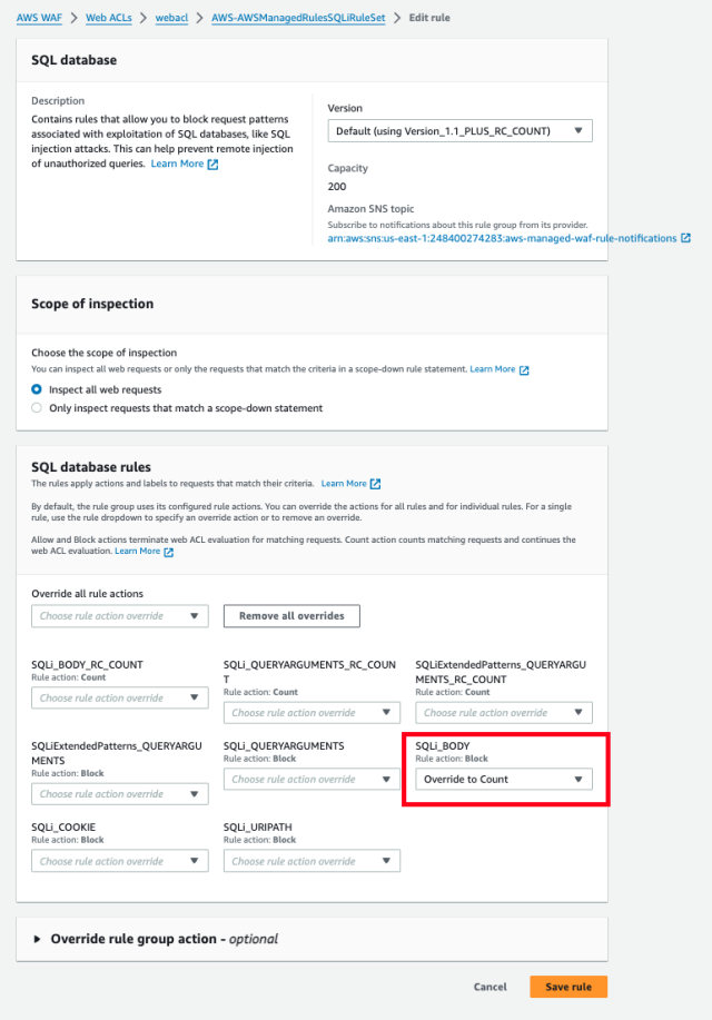 リクエスト JSON Body 内の特定のキー値のみ WAF ルール評価対象外に設定したい | DevelopersIO