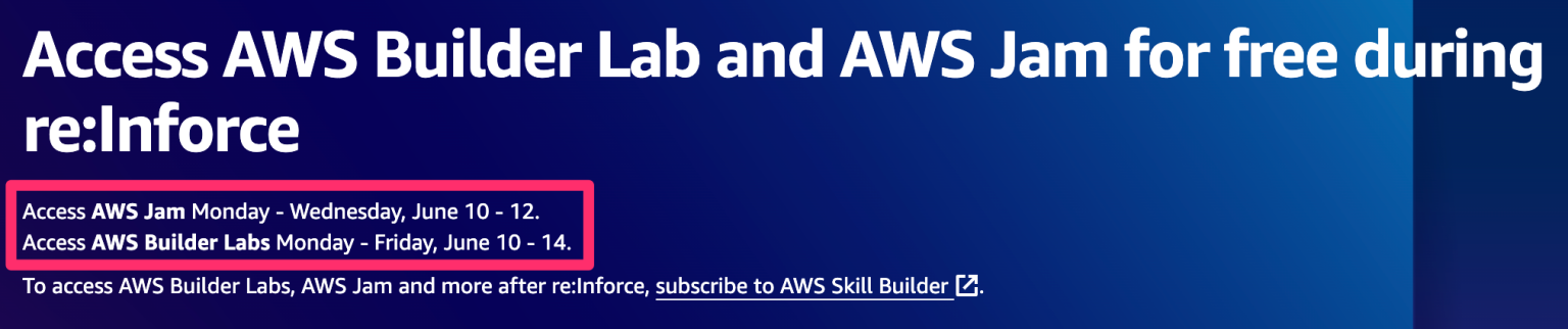 AWS re:Inforce 2024会場でセルフペースのラボとJamに参加しよう！ #AWSreInforce | DevelopersIO
