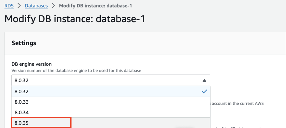 RDS DB Instance minor version upgrade | DevelopersIO