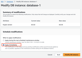 RDS DB Instance minor version upgrade | DevelopersIO
